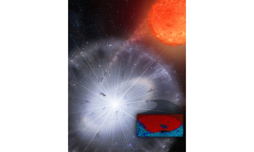 Ashes of a Dying Star Hold Clues about Solar System's Birth | News ...